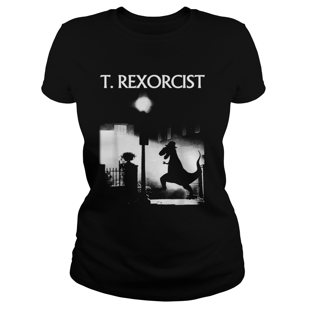 Tyrannosaurus Rex Catholic Priest Dinosaur Scary Movie Classic Ladies