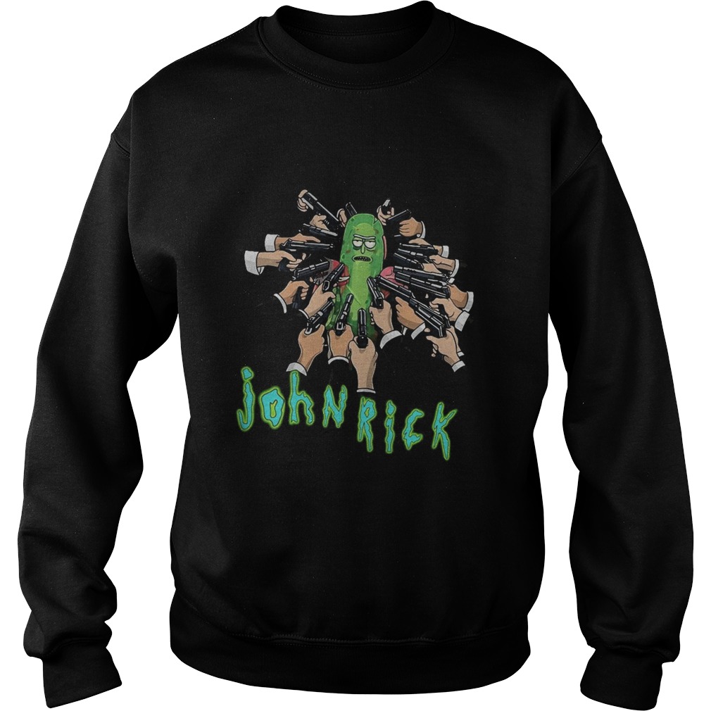 John rick Rick and morty and John Wick Sweatshirt