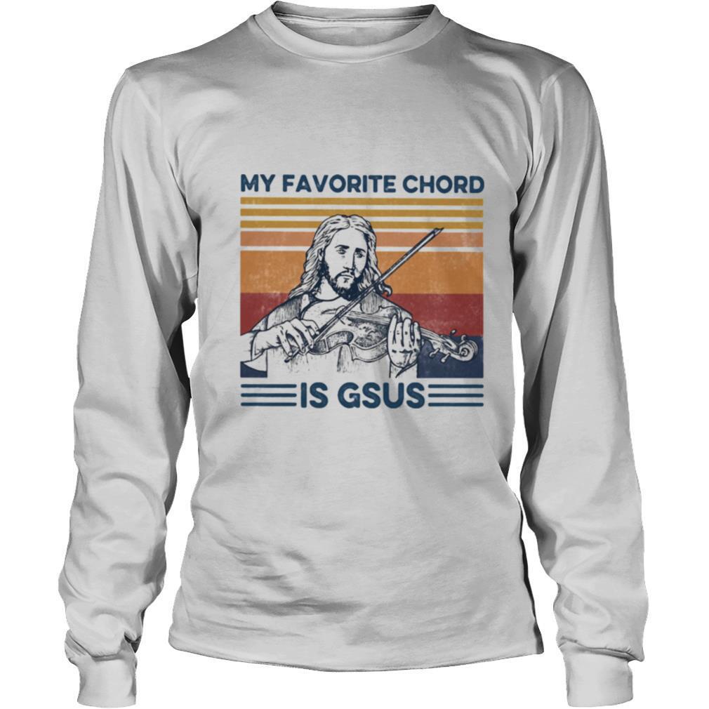 My Favorite Chord Is GSUS Jesus Violin Vintage shirt