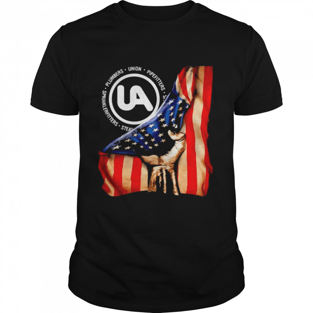 Plumbers Union Pipefitters American Flag shirt - T Shirt Classic