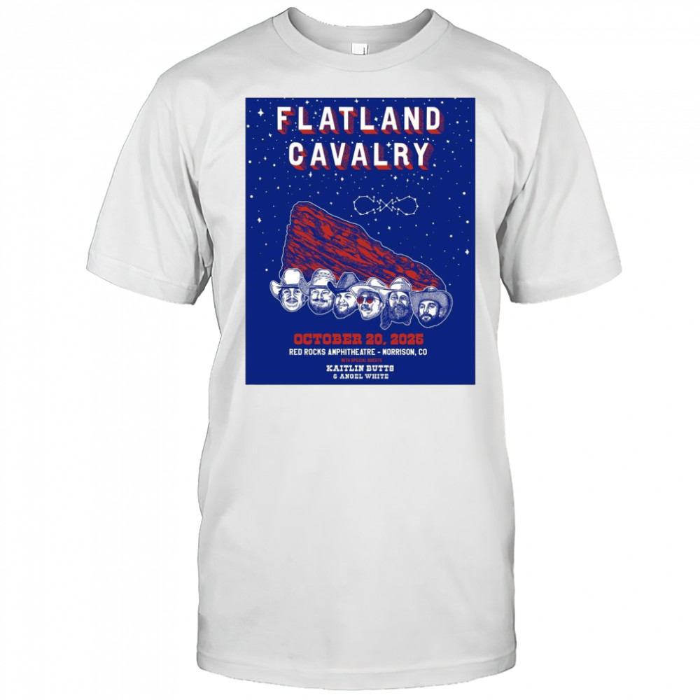 Poster Flatland Cavalry October 20 2025 Red Rocks Amphitheatre Morrison Co With Kaitlin Butts ...