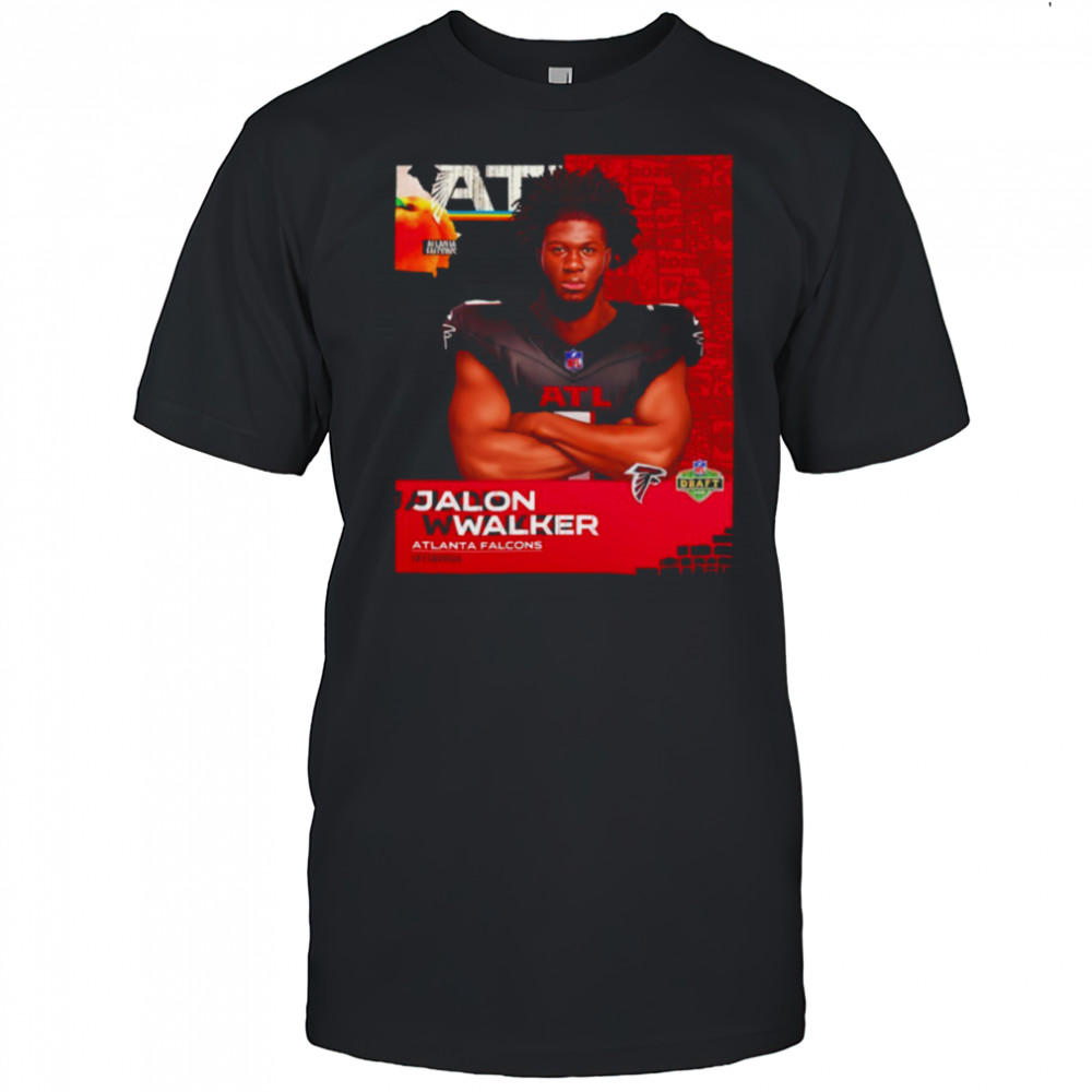 Jalon Walker Atlanta Falcons 2025 NFL Draft art shirt