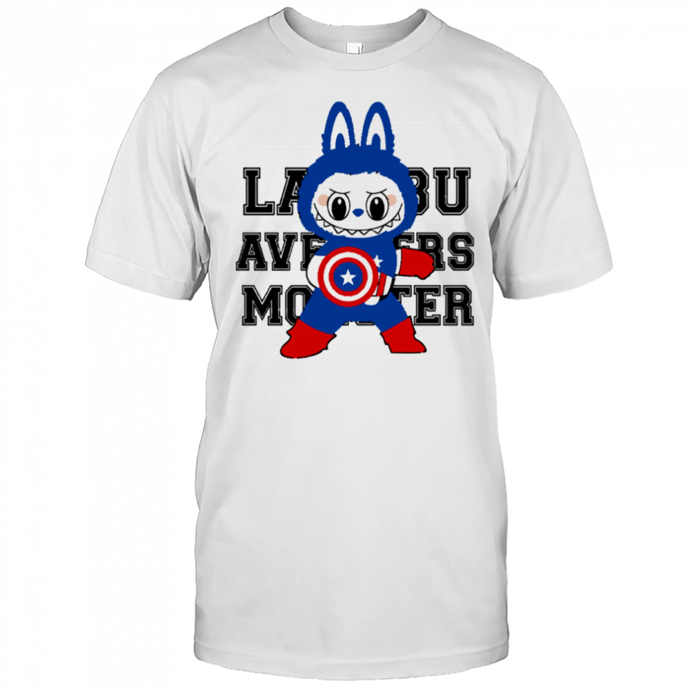 Labubu Avengers Labubu Captain America shirt