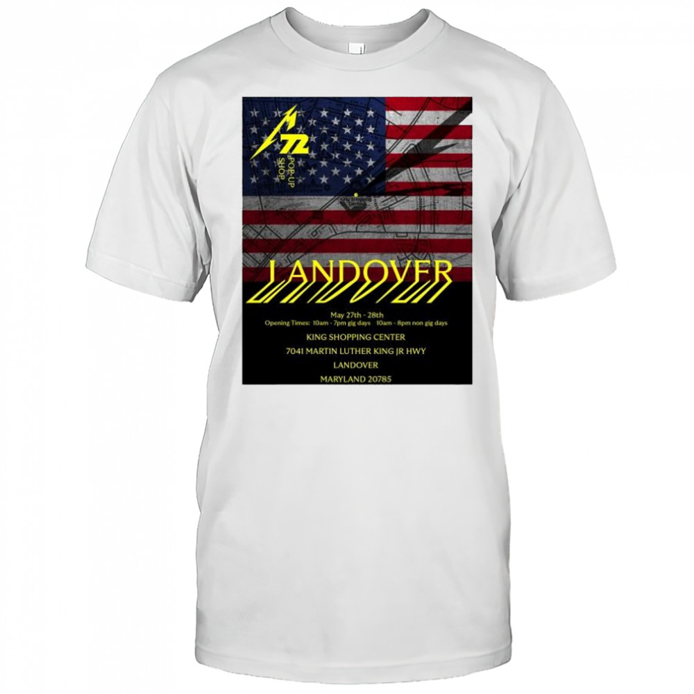 Metallica M72 Landover May 27-28 2025 Maryland t-shirt