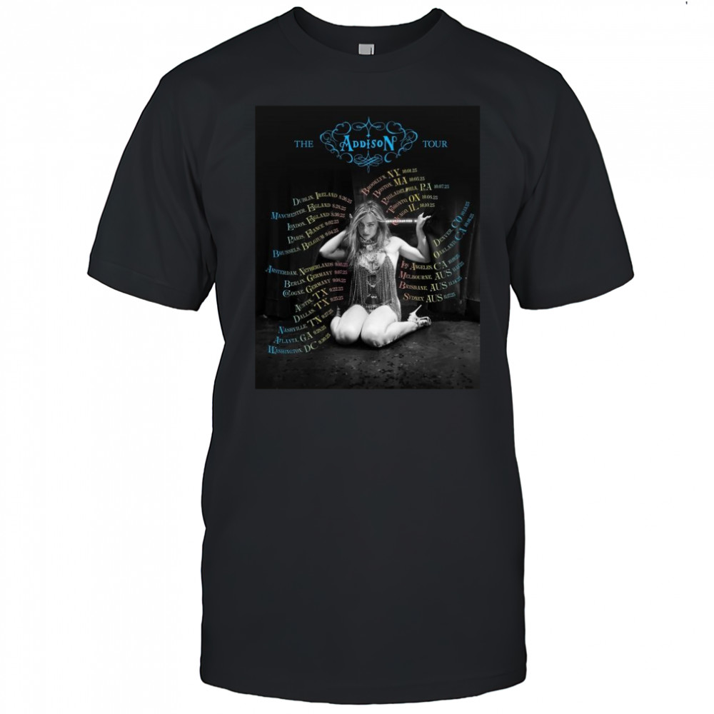 Addison Rae The Addison Tour Dates 2025 Shirt