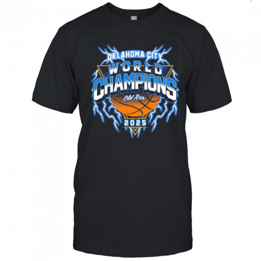 OKC World Champions 2025 basketball shirt