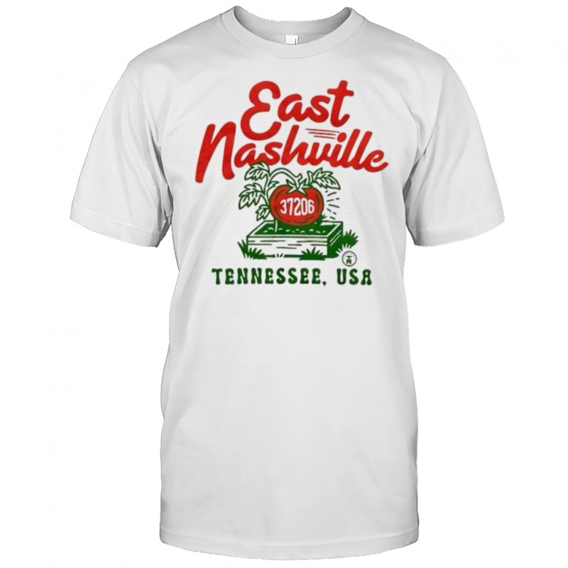 East Nashville Tennessee USA 37206 Tomato shirt