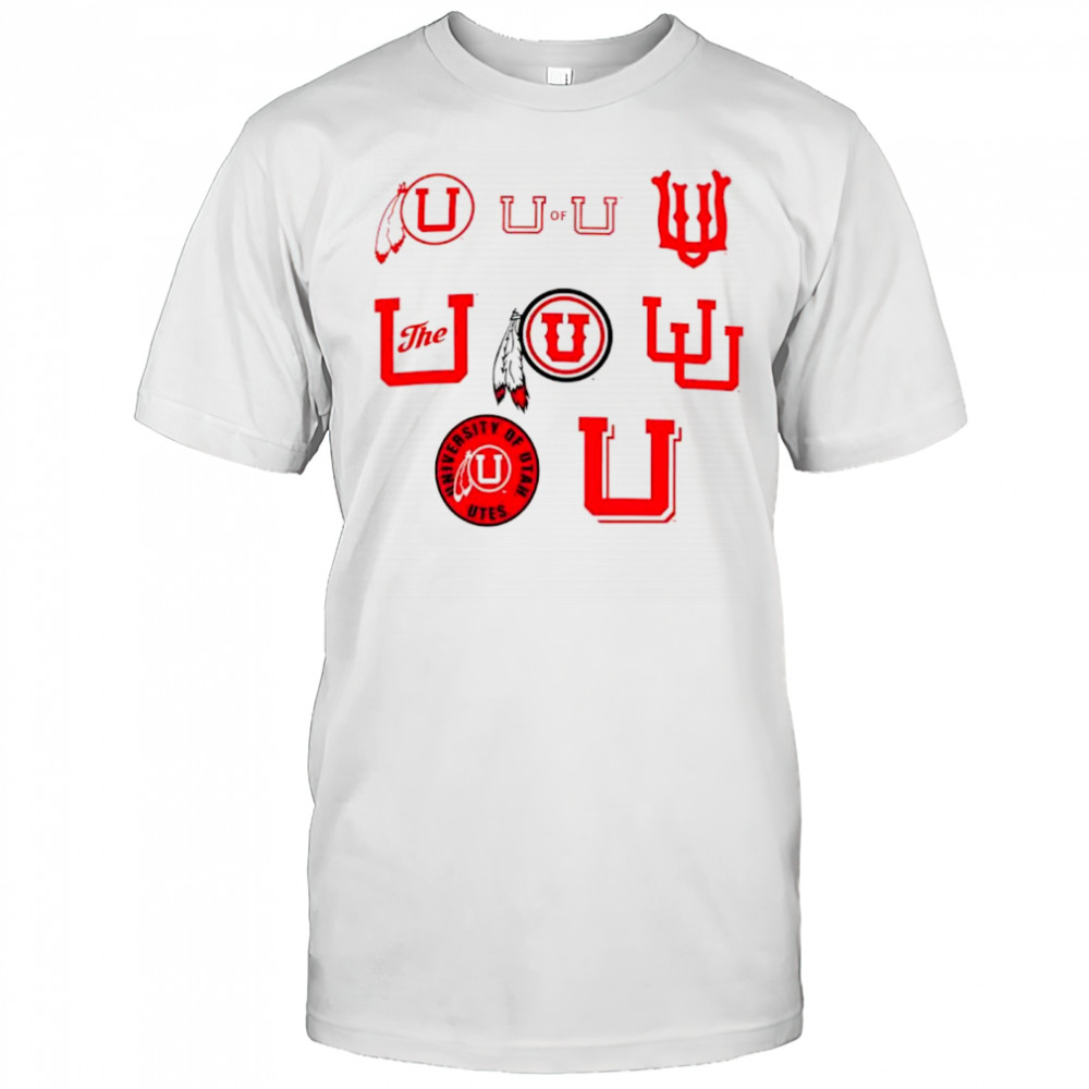 Utah University Brand history logo shirt