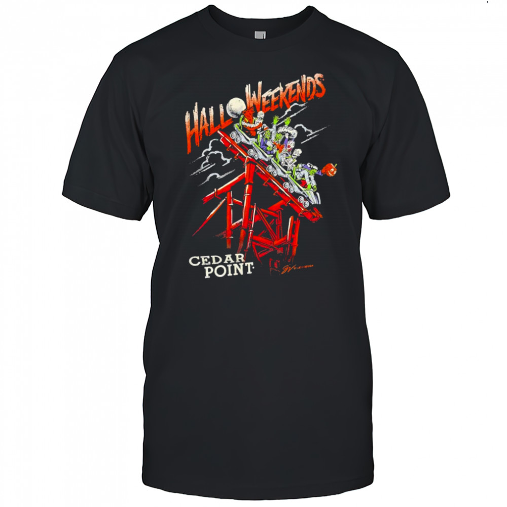 Cedar Point HalloWeekends Siren’s Curse skeletons shirt