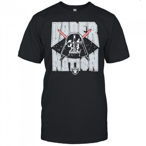 Star Wars x Las Vegas Raiders Darth Vader nation shirt