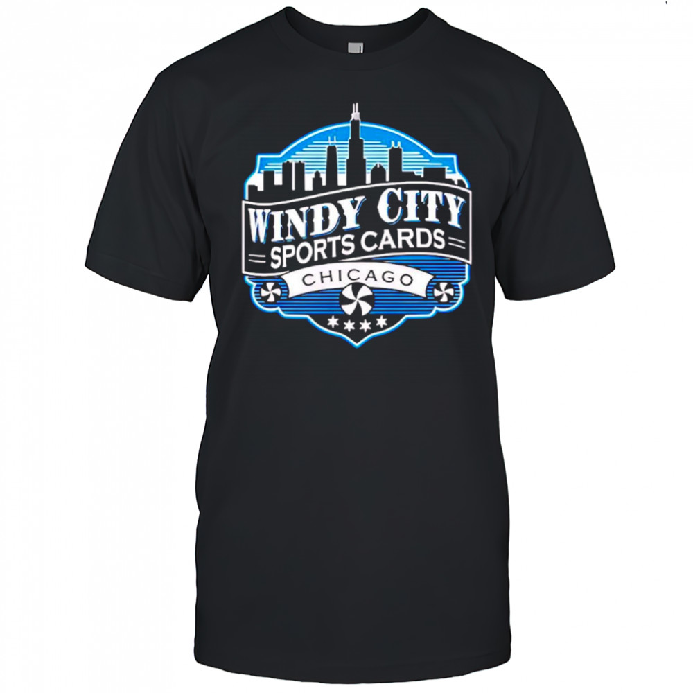 Windy City Sports Cards Chicago skyline shirt