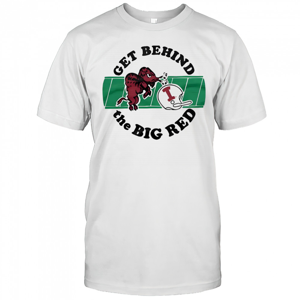 Indiana Hoosiers The Big Red mascot helmet shirt