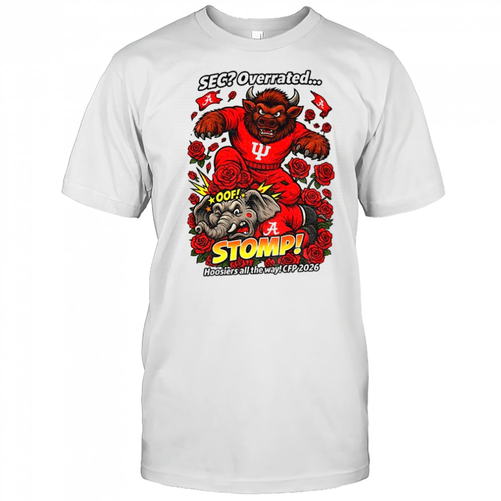 Indiana Hoosiers vs Alabama Crimson Tide mascot SEC Overrated stomp ...