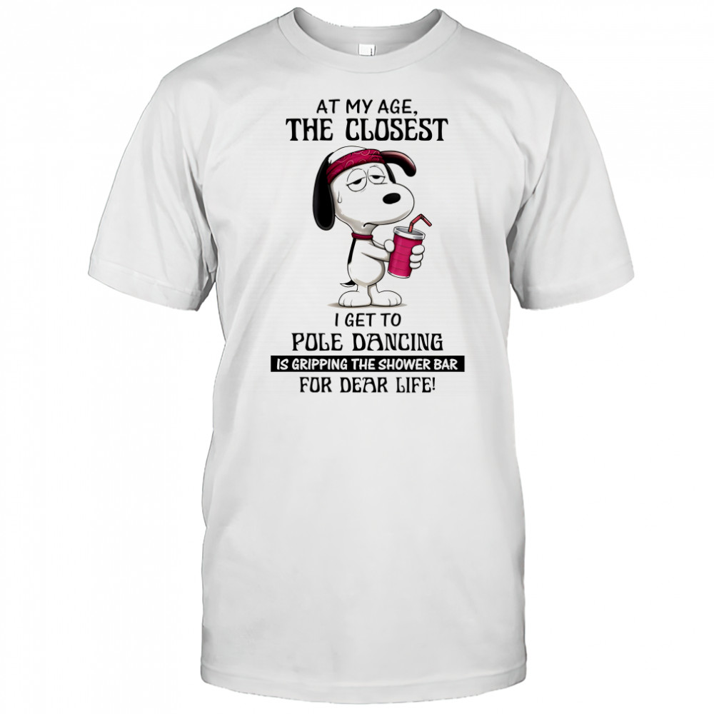 Snoopy at my age the closest I get to pole dancing is gripping the ...